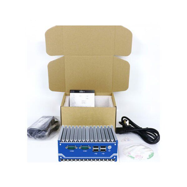 J1900 5xUSB 4xCOM 1xVGA 1xHDMI 2xLAN TPM GPIO BOX PC Industrial MINI PC Fanless for Self-service ...