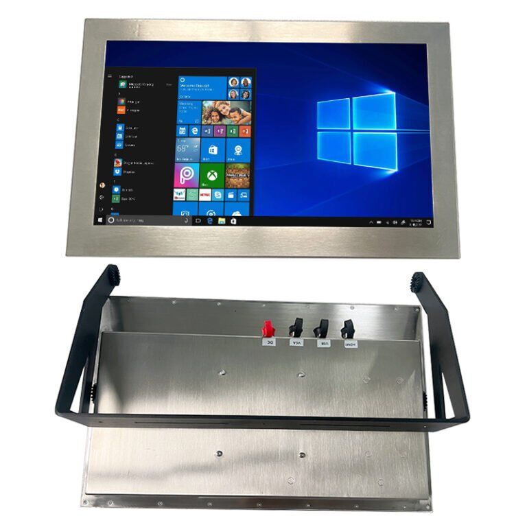 17.3-inch IP67 Monitor Stainless Steel Resistive Touch with Desktop ...